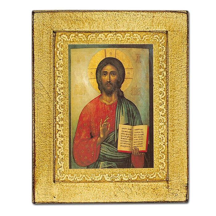 Ikone Kunstdruck: Christus Pantokrator | Kirchenbedarf, Paramente und Messwein C. Ludwig