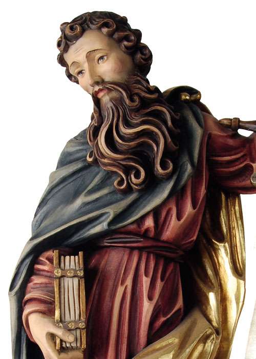 Heiliger Paulus holzgeschnitzt: 80 cm | Kirchenbedarf, Paramente und ...