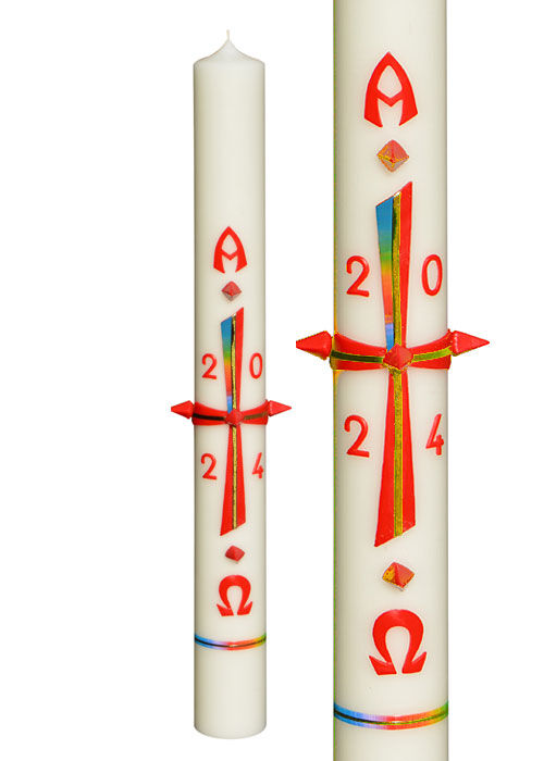 Osterkerze: Ich bin mitten unter ihnen | Kirchenbedarf, Paramente und Messwein C. Ludwig